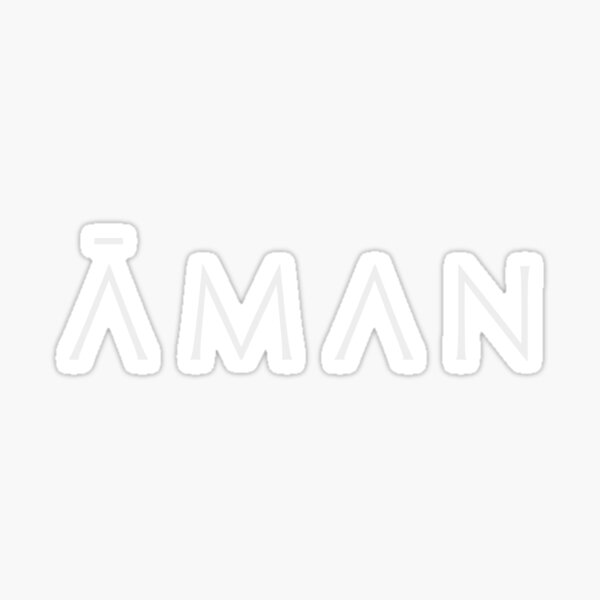 "aman resort" Sticker for Sale by Poncio E Casanova | Redbubble