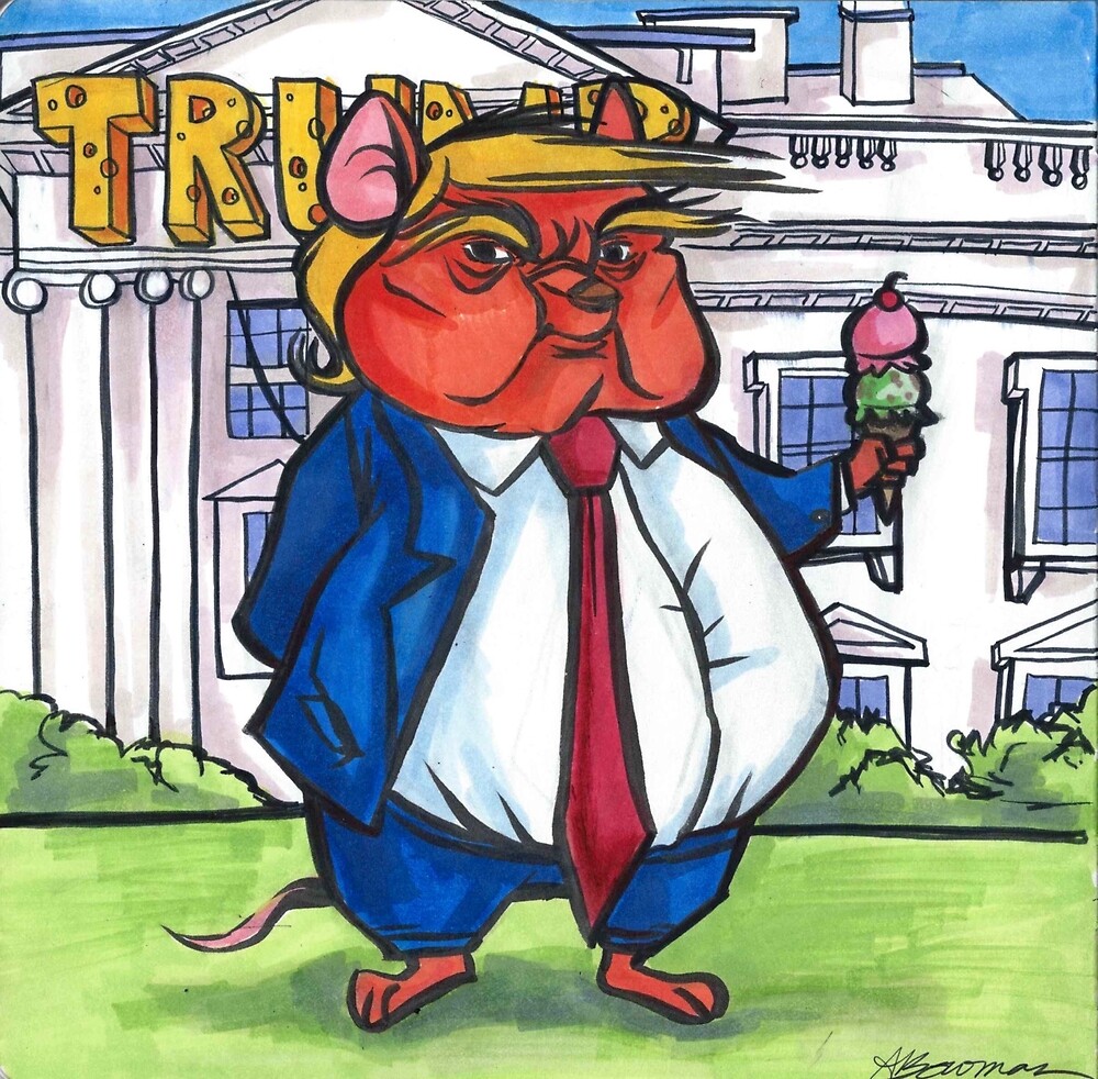 "President Donald J. Trump -- Man or Mouse? " by AlexBowman314 | Redbubble