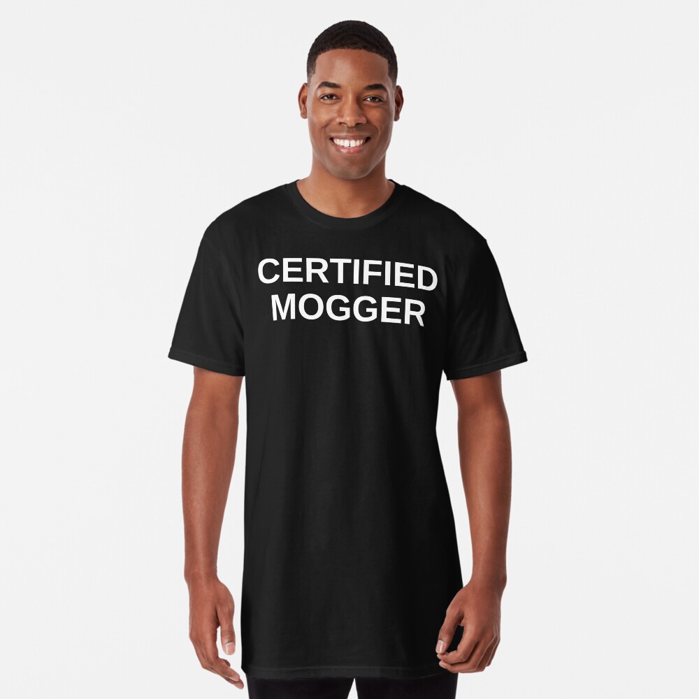 "Certified Mogger Weightlifting Satirical" Sticker for Sale by ...