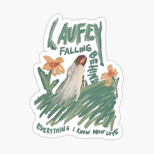 "Laufey Falling Behind Everything I Know" Sticker by OdetteMathieu ...
