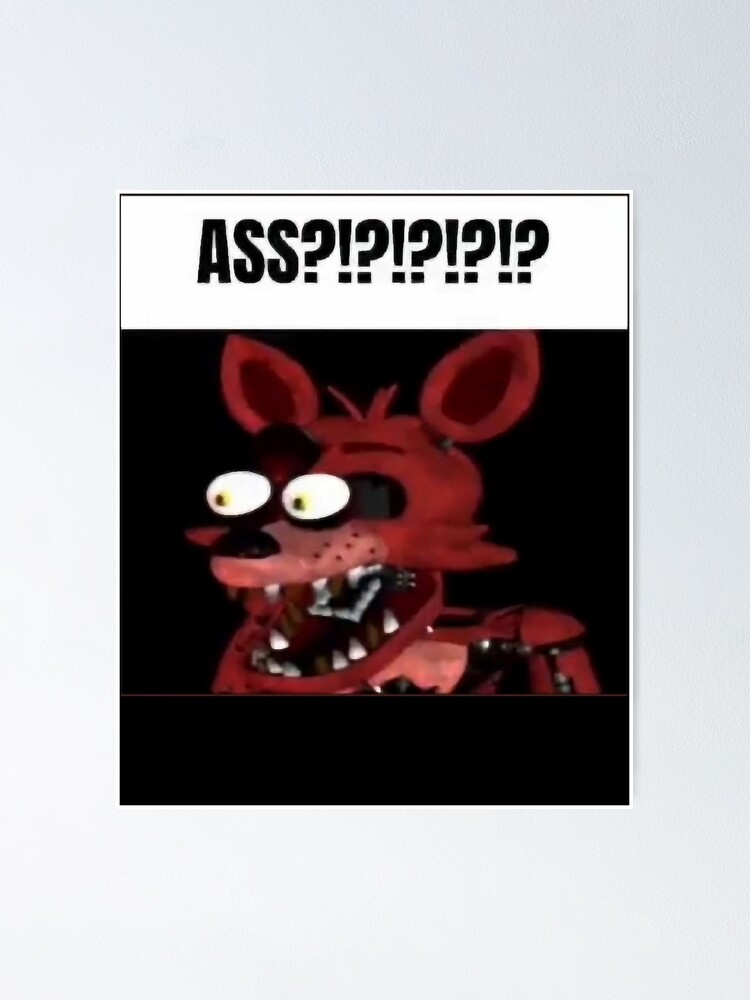 "fnaf bonnie Balls !!!! meme " Poster for Sale by CalebCastillo | Redbubble