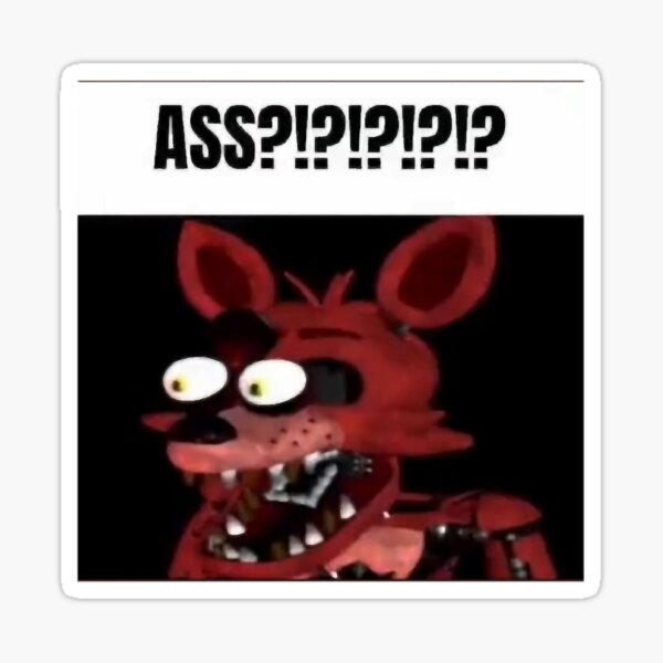 "fnaf bonnie Balls !!!! meme " Sticker for Sale by CalebCastillo ...