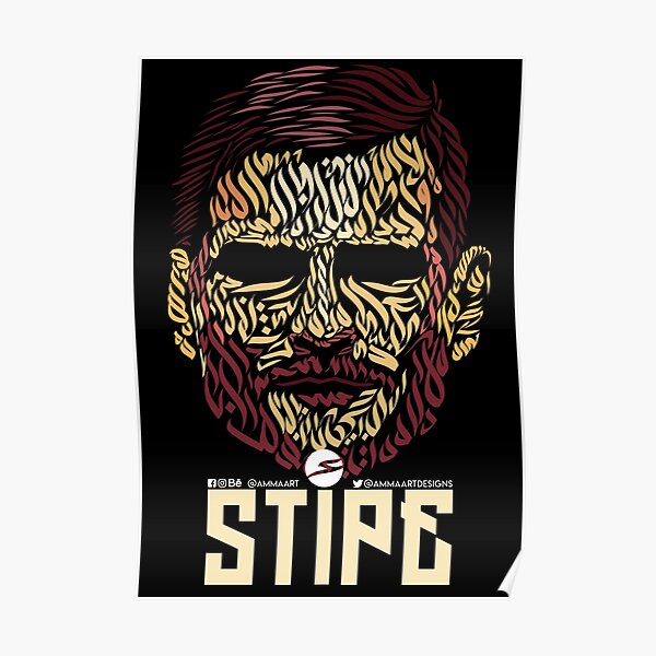"Stipe Miocic - Original by Ammaart" Poster by Ammaart | Redbubble