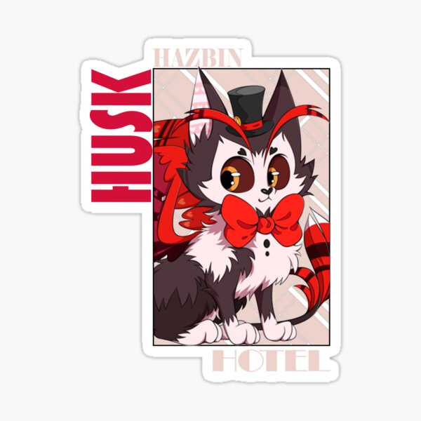 "Hazbin Hotel Husk" Sticker for Sale by Arviana--Design | Redbubble