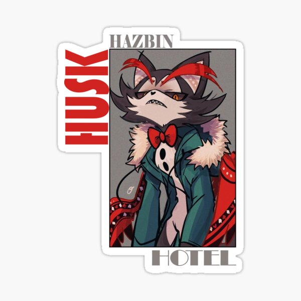 "Hazbin Hotel Husk" Sticker for Sale by Arviana--Design | Redbubble