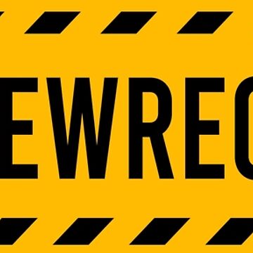 "Home Wrecker Breakup Homewrecker Warning" Sticker for Sale by ...