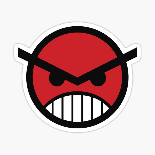 "Angry Marine" Sticker for Sale by PopGoesMonkey | Redbubble