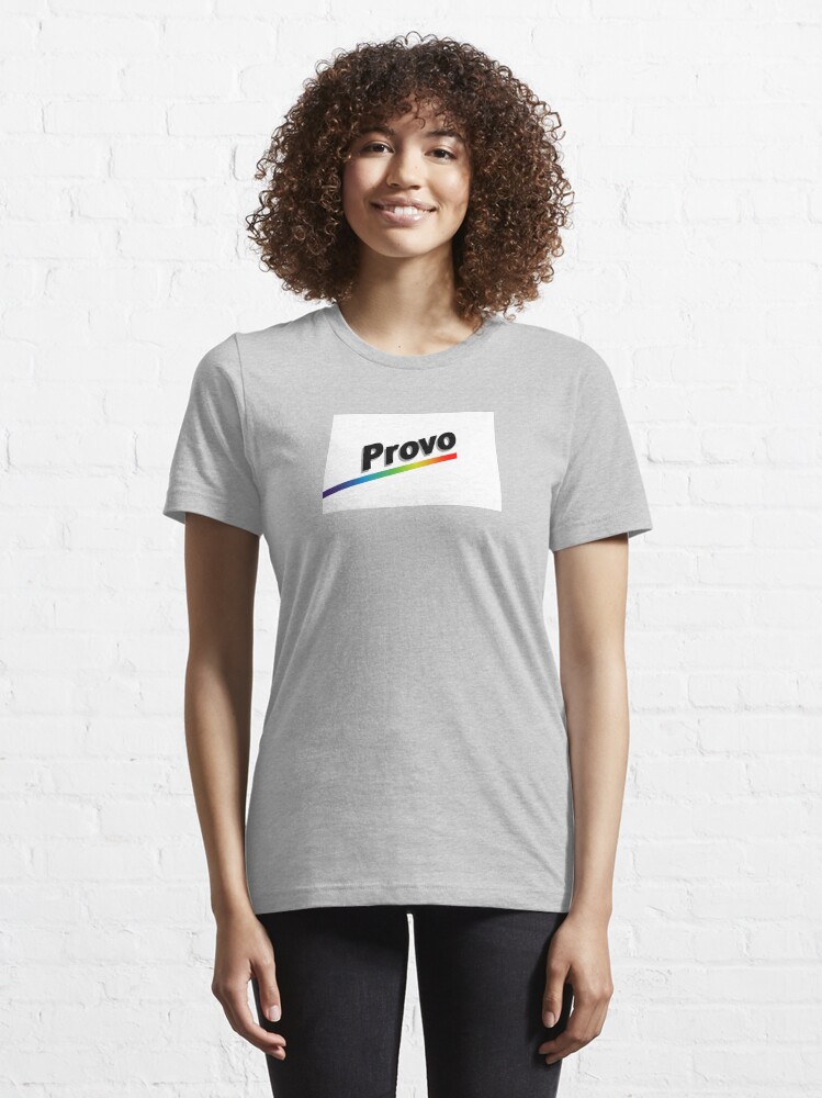 "Flag of Provo, Utah " T-shirt for Sale by abbeyz71 | Redbubble | flag ...