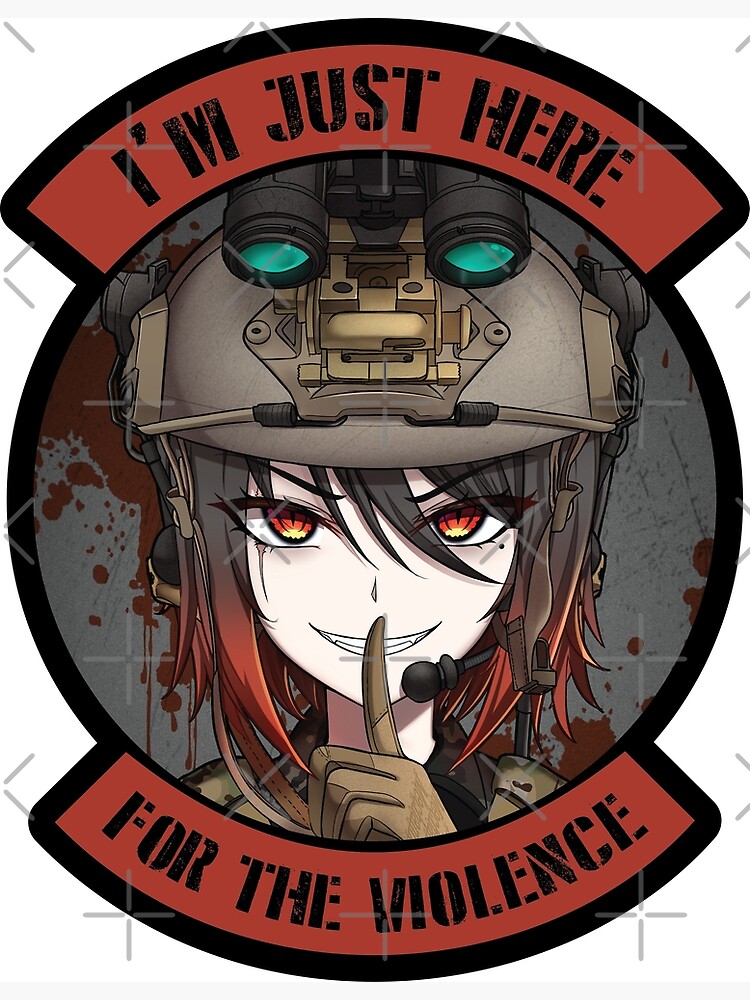 "Tactical Waifu Operator Anime Art 2" Poster for Sale by U-WEEB | Redbubble