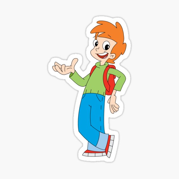 "Matt from Cyberchase" Sticker for Sale by Rosiethekitty13 | Redbubble