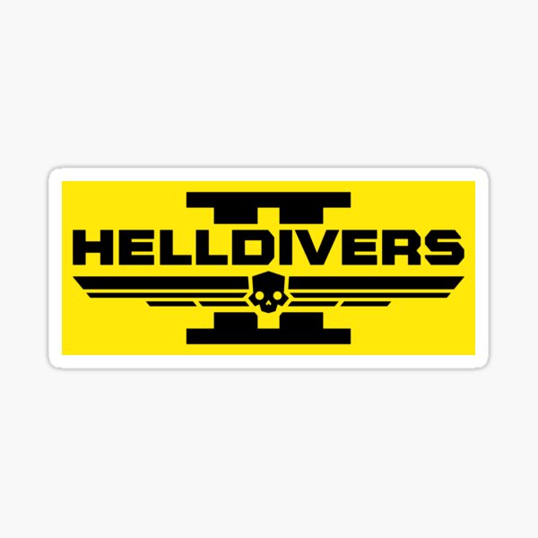 "Helldivers 2 Logo" Sticker for Sale by TheDeepMachine | Redbubble