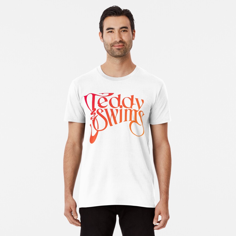 "SWIMS TEDDY" Sticker for Sale by TREVORSNEWEST | Redbubble