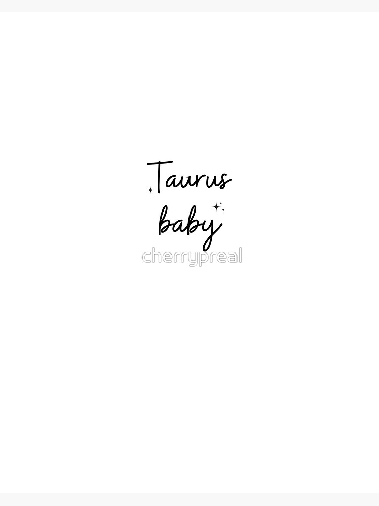"Taurus baby zodiac sign horoscope star" Art Board Print for Sale by ...