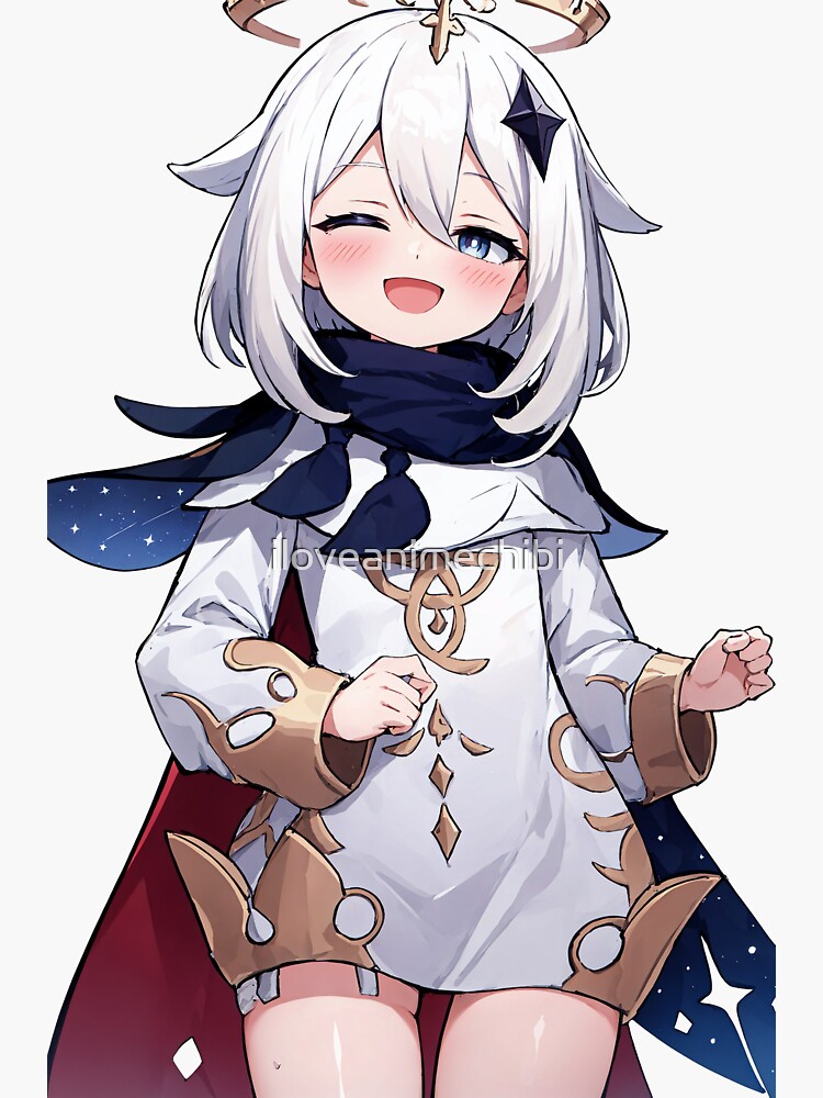 "Cute Paimon - Genshin Impact Fanart" Sticker for Sale by ...