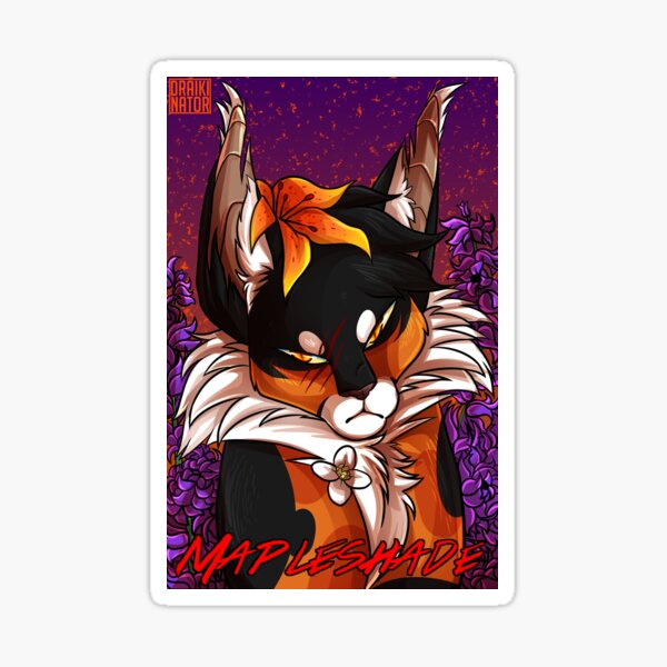 "Mapleshade Portrait" Sticker for Sale by Draikinator | Redbubble