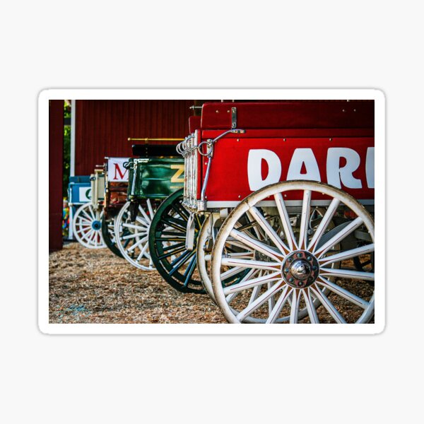 "Teamsters Wagon Carts" Sticker for Sale by dback-designs | Redbubble