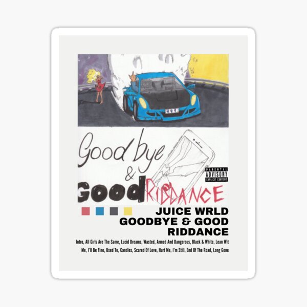 "Juice World Goodbye and Good Riddance" Sticker for Sale by als-arts ...