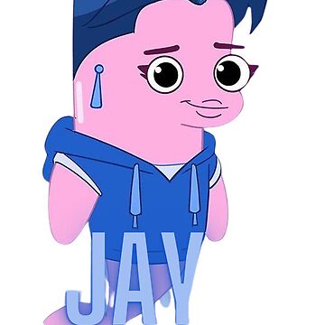 "Jay baby shark " Sticker for Sale by 17beeee | Redbubble
