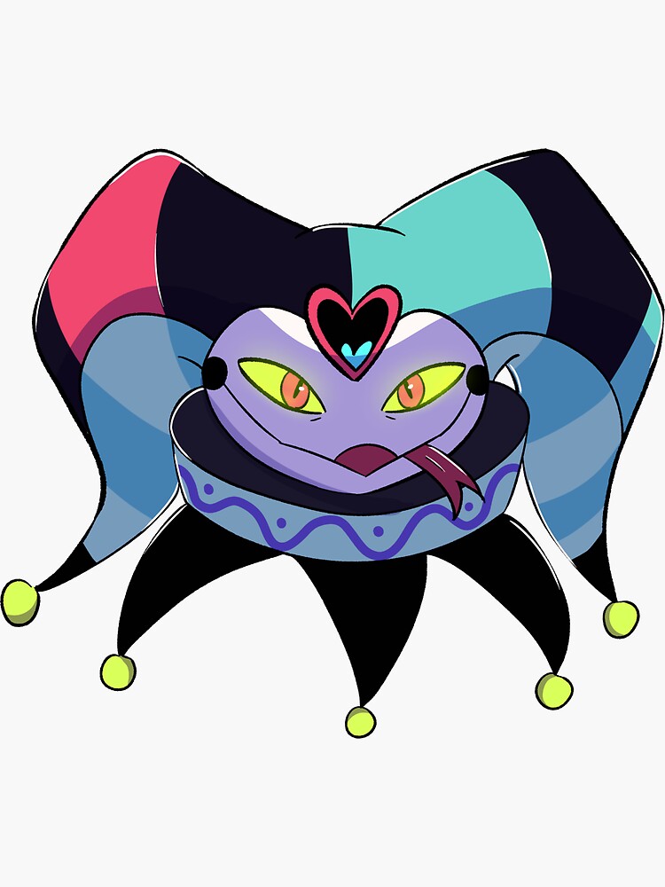 "Helluva Boss Fizzarolli " Sticker for Sale by Rojasole | Redbubble