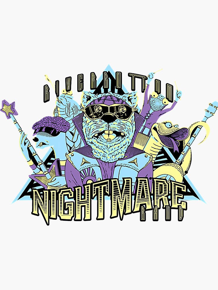 "River Bottom Nightmare Jug Band Emmet Otter" Sticker for Sale by ...