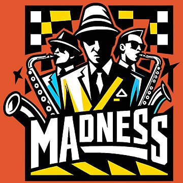 "Madness - Alternative Logo" Sticker for Sale by Sovietmovies | Redbubble