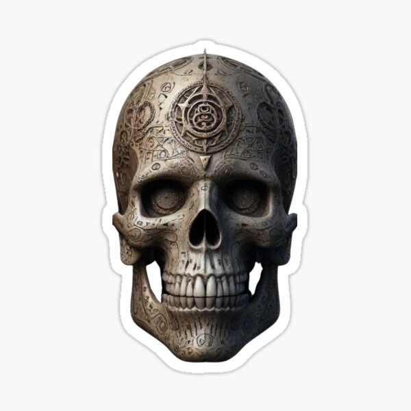 "Skull" Sticker for Sale by canersulek | Redbubble