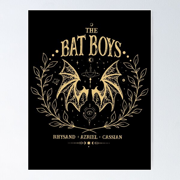 "Golden The Bat Boys Rhysand Cassian Azriel Bookish Acotar " Poster for ...