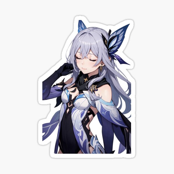 "Skirk - Genshin Impact Fanart" Sticker for Sale by iloveanimechibi ...