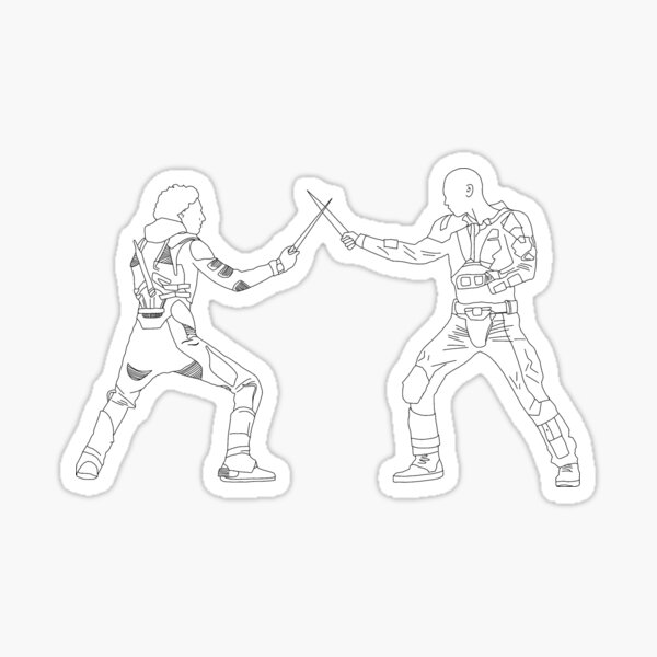 "Paul Atreides and Feyd-Rautha" Sticker for Sale by Sofieq | Redbubble