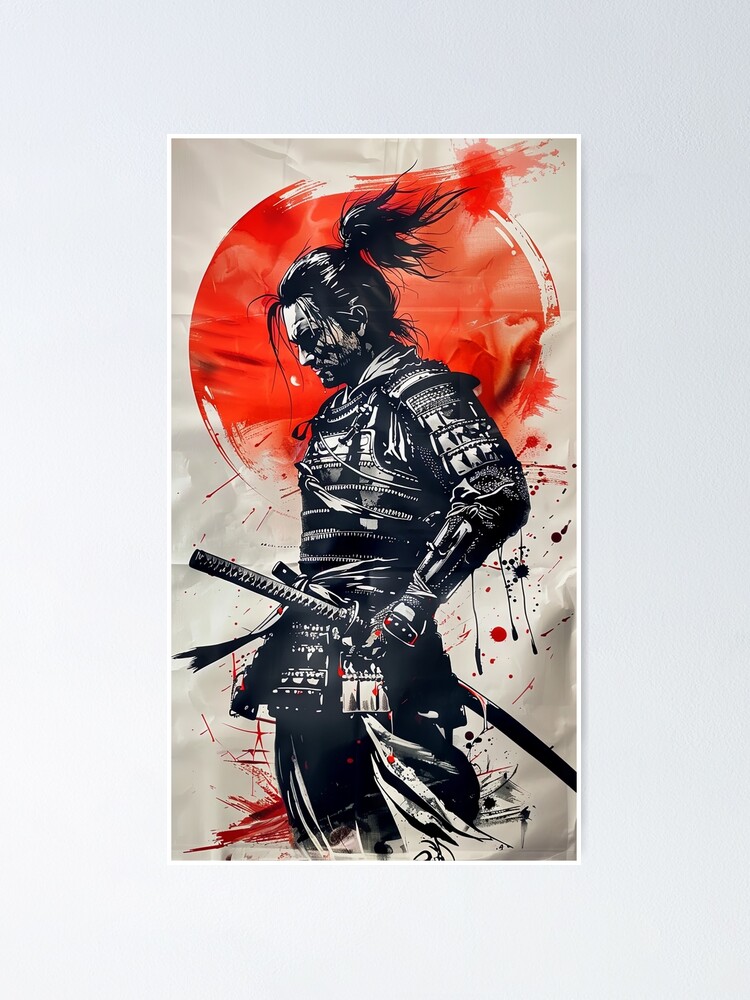 "Miyamoto Musashi " Poster for Sale by OccultDreams | Redbubble