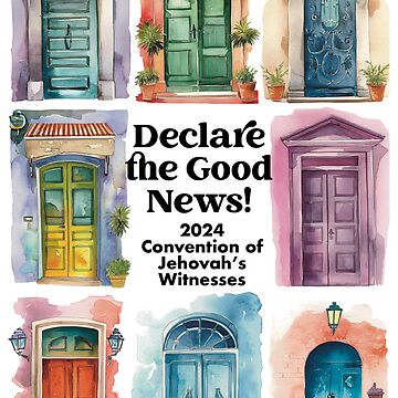 "Convention 2024 declare the good news gift card sticker" Greeting Card ...