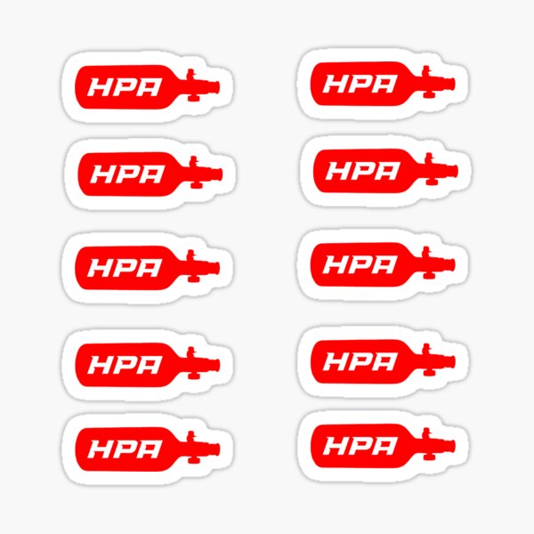 "Airsoft HPA Tank For Speedsoft & Speedqb Sticker Pack" Sticker for ...