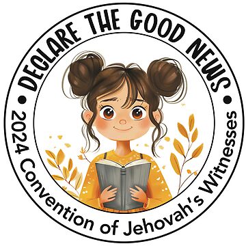 "Convention 2024 declare the good news gift pin sticker" Sticker for ...