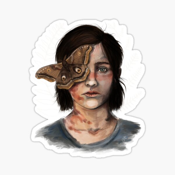 "The last of Ellie" Sticker for Sale by Doodleswndrlnd | Redbubble