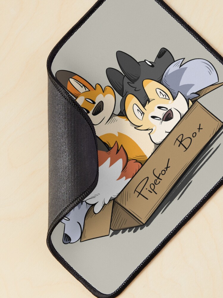 "Pipefox Box" Mouse Pad for Sale by CrownePrince | Redbubble