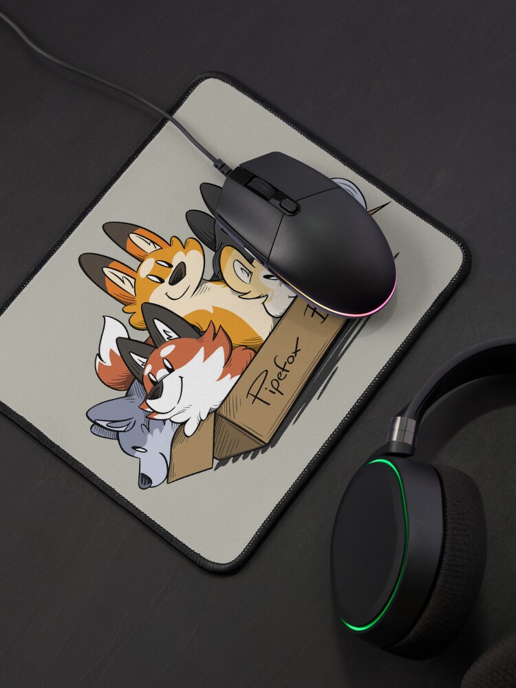 "Pipefox Box" Mouse Pad for Sale by CrownePrince | Redbubble
