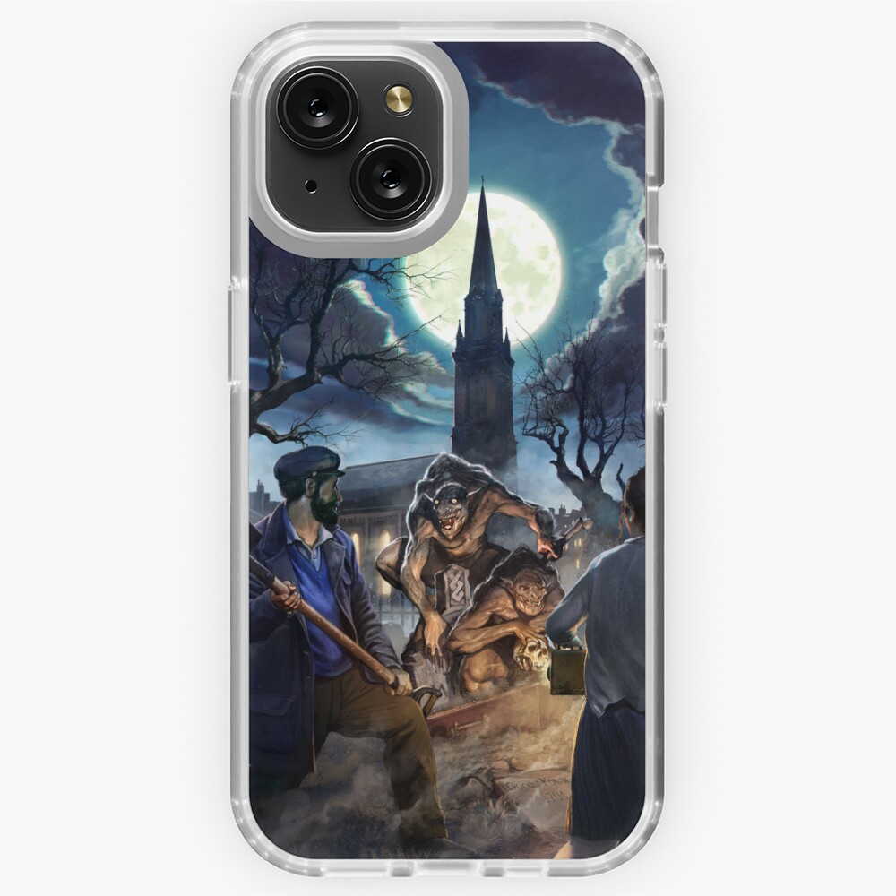 "Arkham by Loïc Muzy" Sticker for Sale by Chaosium | Redbubble