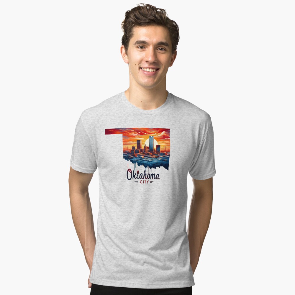 "Oklahoma City" Sticker for Sale by devonclemon | Redbubble