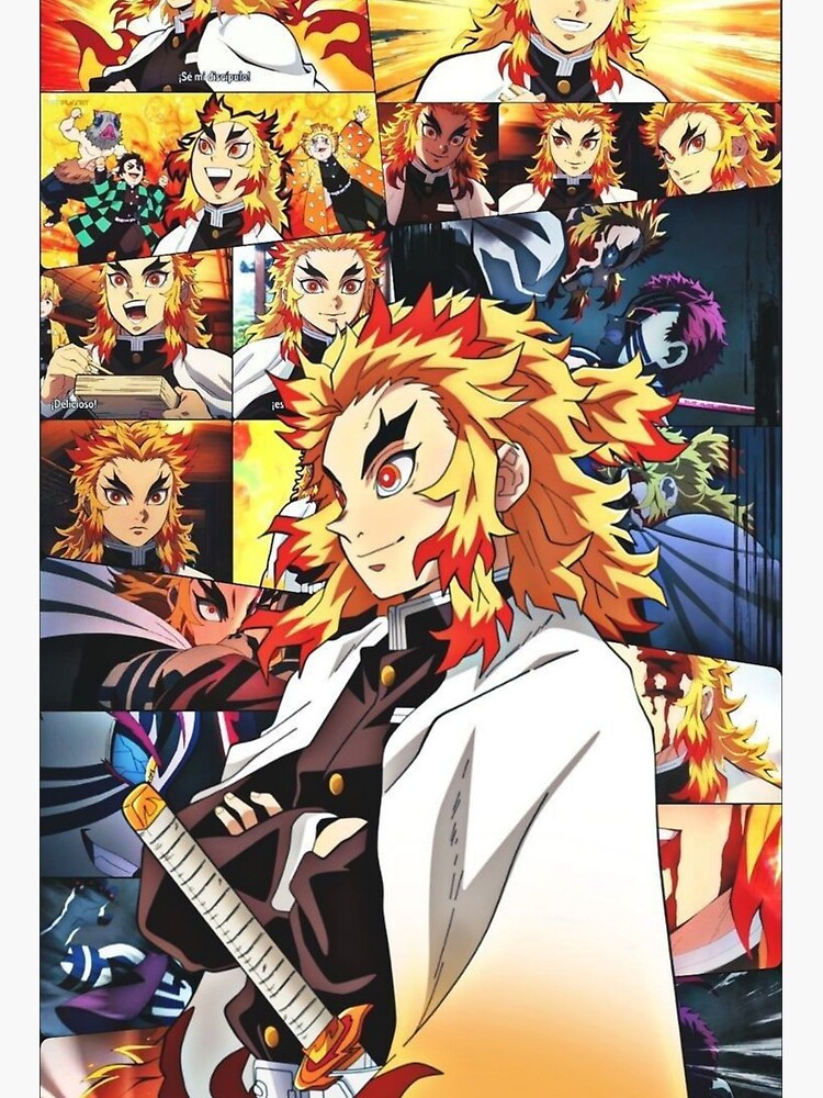 "Kyojuro Rengoku demon slayer" Art Board Print for Sale by bird-kings ...