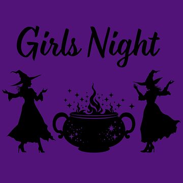 "Girls Night" Sticker for Sale by glc1985 | Redbubble