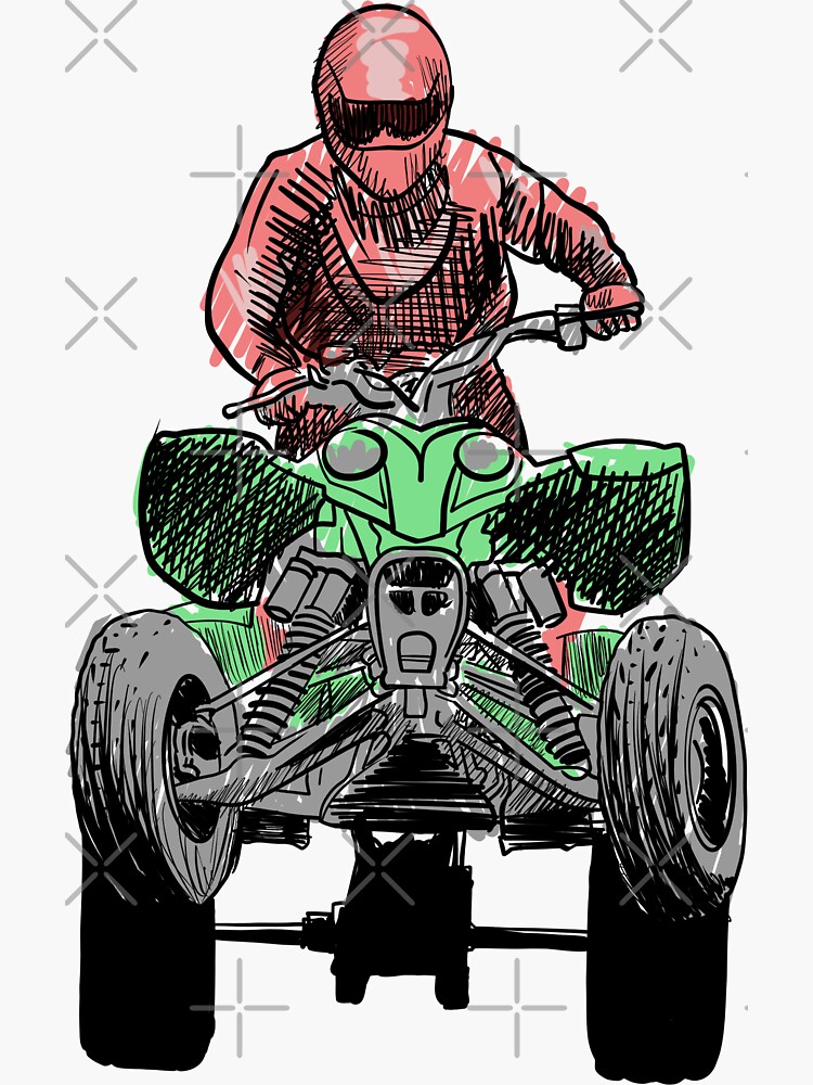 "Quadro Cycle" Sticker by sibosssr | Redbubble