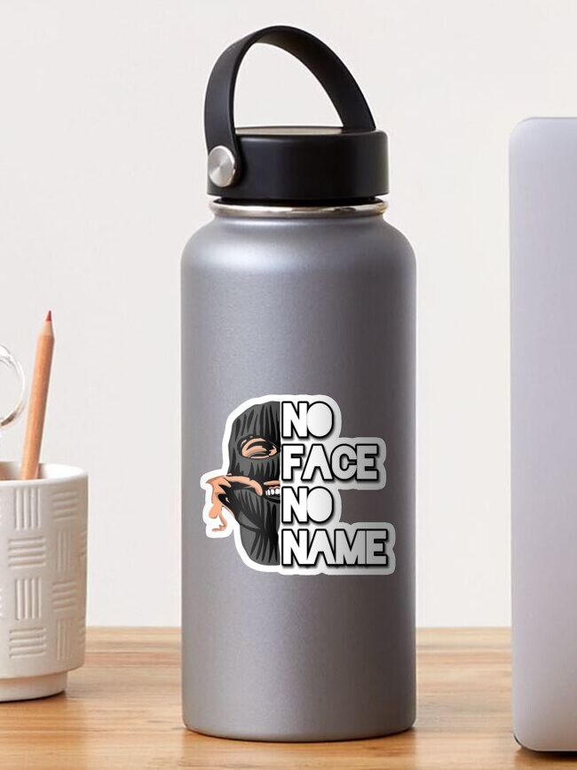 "No Face No Name" Sticker by hooligans life | Redbubble