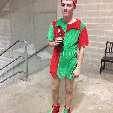 "Sam Campbell as elf " Sticker for Sale by ellennnnncccc | Redbubble