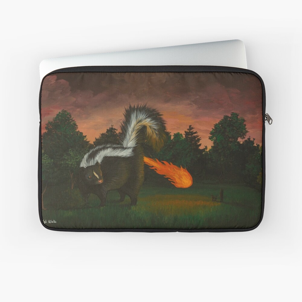 "Giant Fire-Breathing Skunk" Poster for Sale by kyliwalls | Redbubble