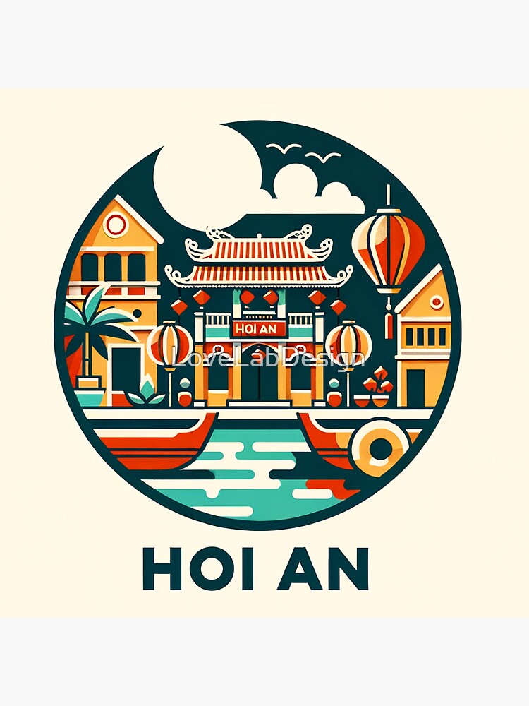 "Hoi An Vietnam" Sticker for Sale by LoveLabDesign | Redbubble