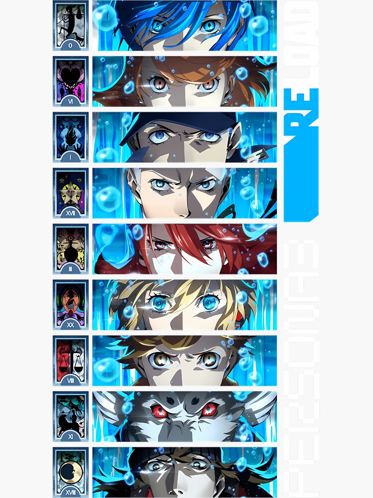 "Persona 3 Reload Sees Cut-Ins And Arcanas Shinjiro Aragaki " Sticker ...