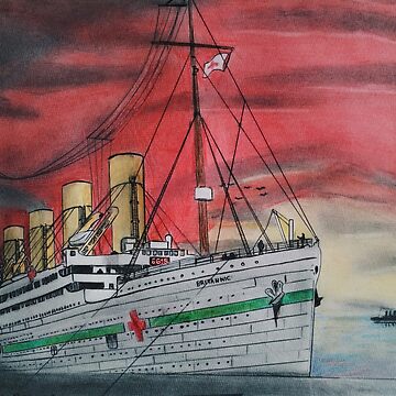 "HMHS Britannic" Sticker by SharyLionOff | Redbubble