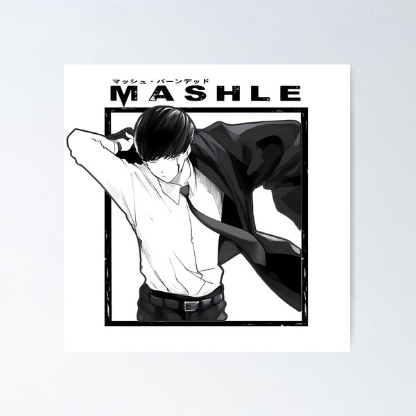 "mashle series" Poster for Sale by anime spoof | Redbubble