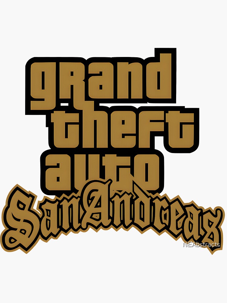 "Grand Theft Auto - San Andreas Special Edition" Sticker for Sale by ...