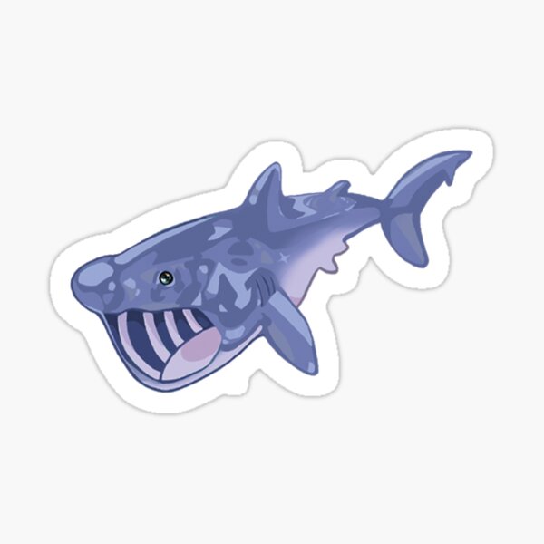 "Basking Shark" Sticker for Sale by dead-peep | Redbubble